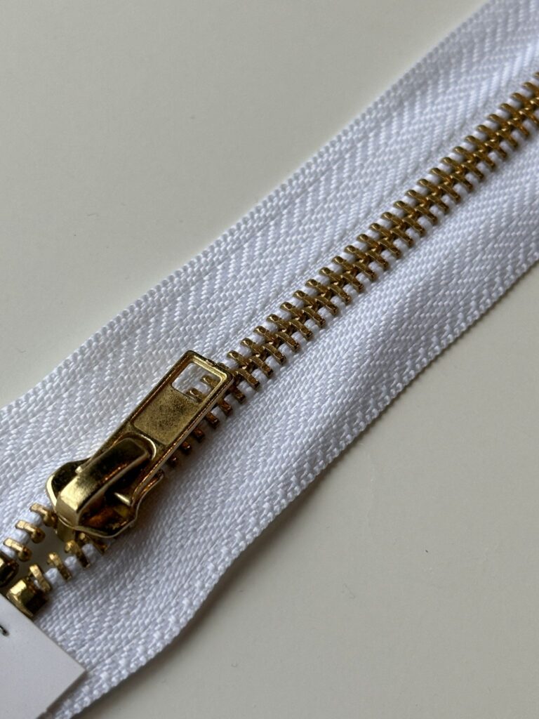 Deelbare rits wit 501 - The Sewing Loft